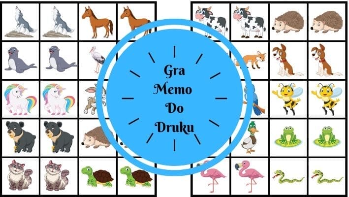 Memory do druku. Darmowe gry w PDF do pobrania za darmo ...