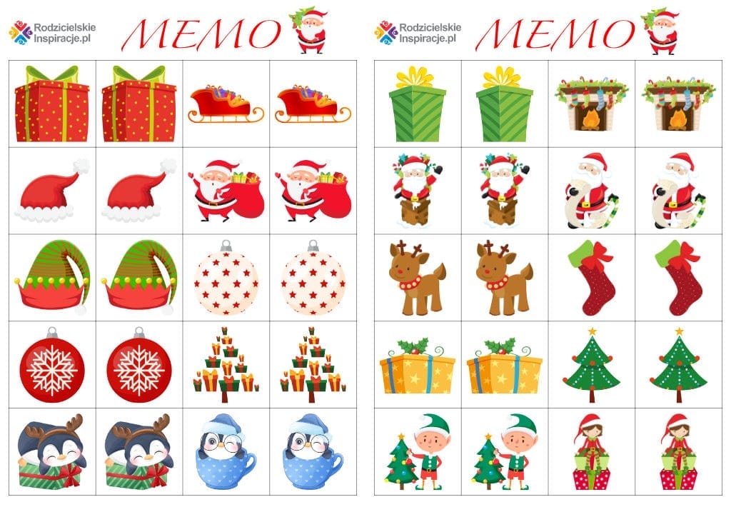 Memory do druku za darmo - RodzicielskieInspiracje.pl