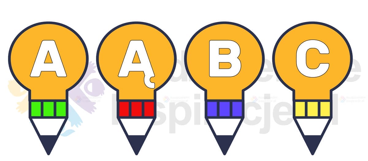 Pasowanie na ucznia napis do druku (+wszystkie litery)