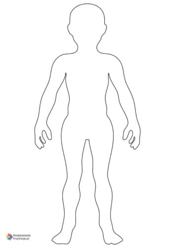 Części ciała karty pracy do druku dla przedszkolaków. Anatomia, ciało ...